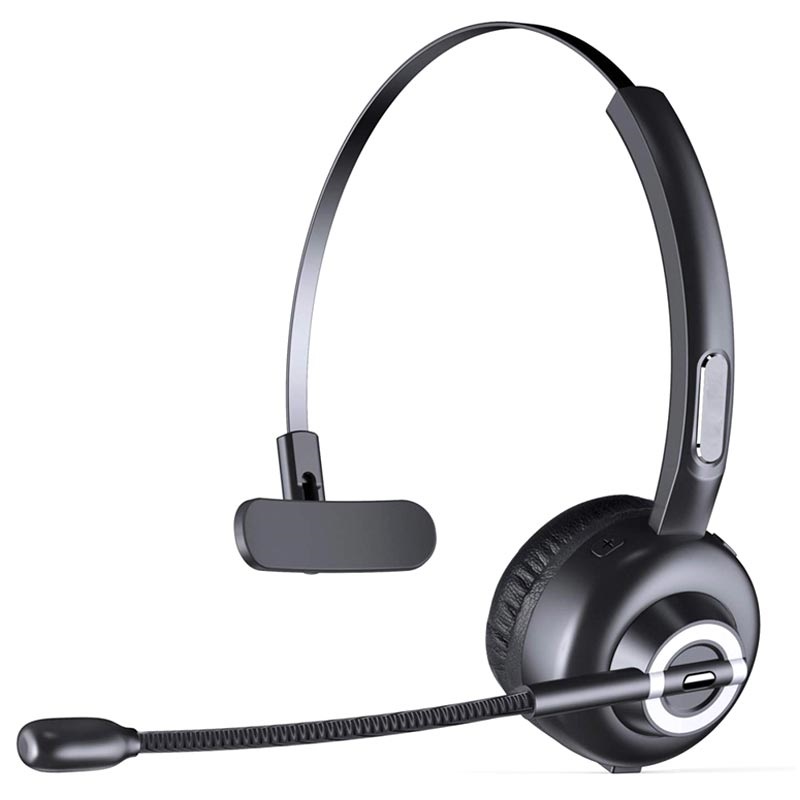 Auricular Bluetooth com Microfone e Base de Carregamento M97 - Preto