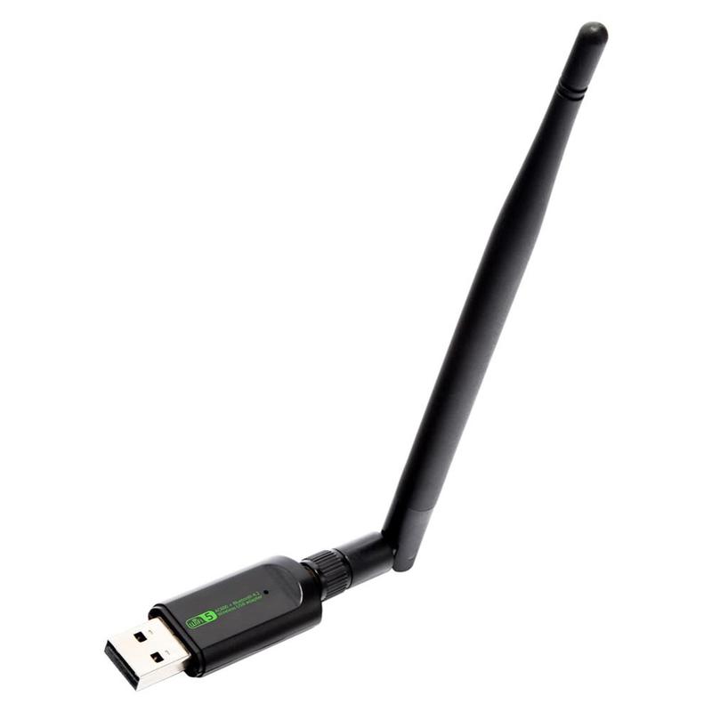 Dongle de antena Bluetooth sem fios USB de banda dupla - 600 Mbps