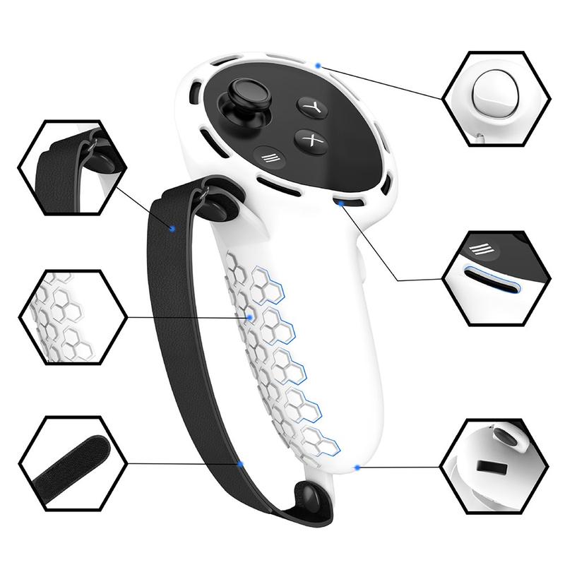 Capas Anti-Queda em Silicone para Comando Meta Quest 3