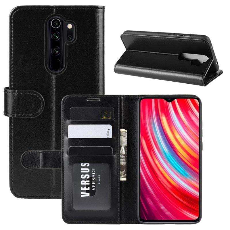 Bolsa tipo Carteira para Xiaomi Redmi Note 8 Pro - Preta