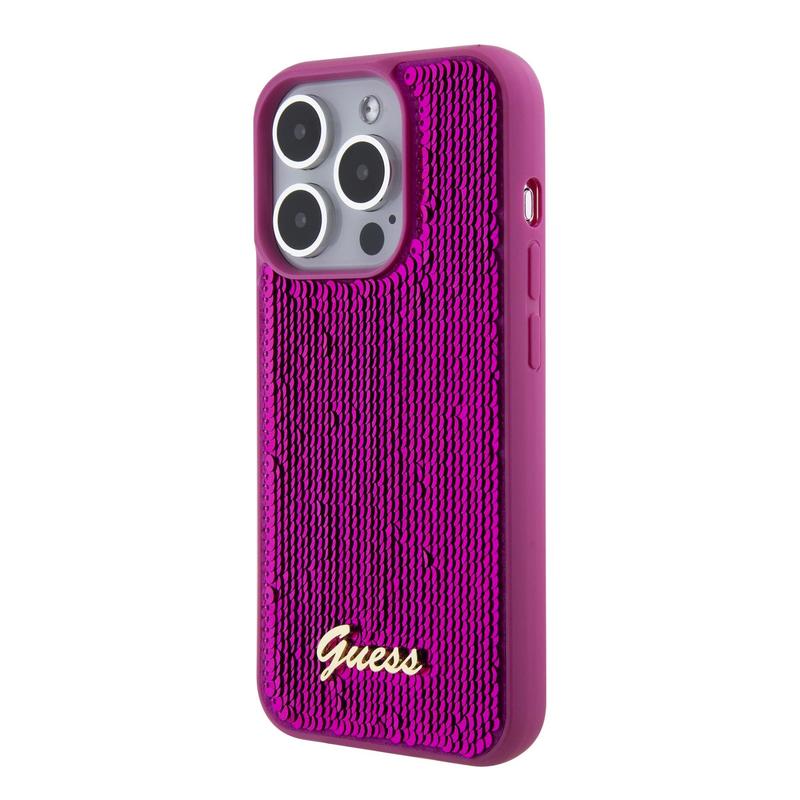 Capa Guess Sequin Script Logo para iPhone 15 Pro Max