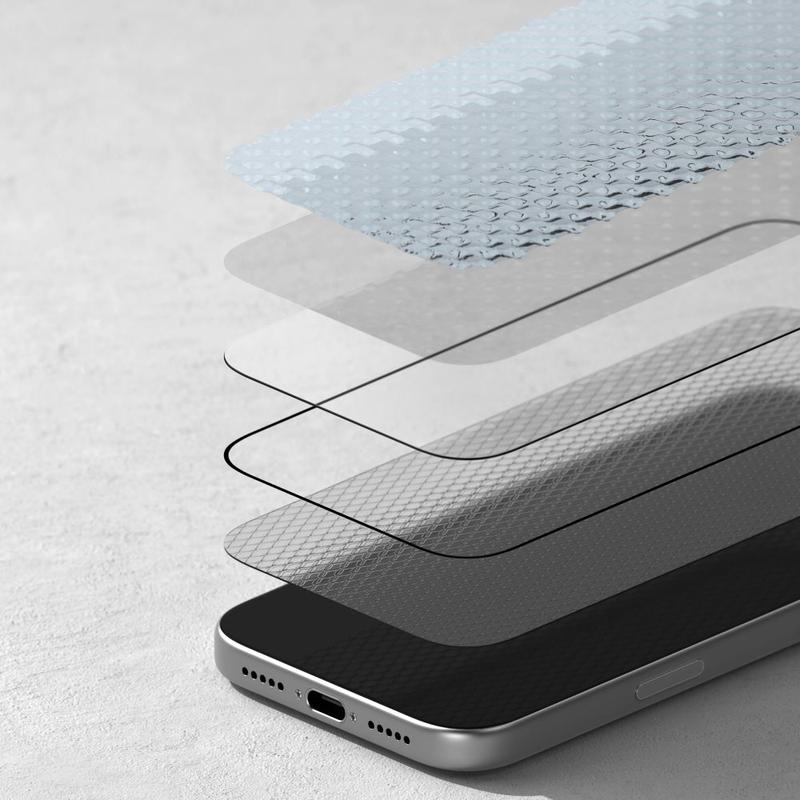 Protetor de tela de vidro temperado Ringke Easy Slide AR para iPhone 17 ...
