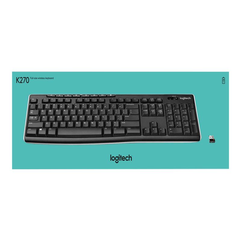 Teclado Logitech Wireless K270 - Nórdico