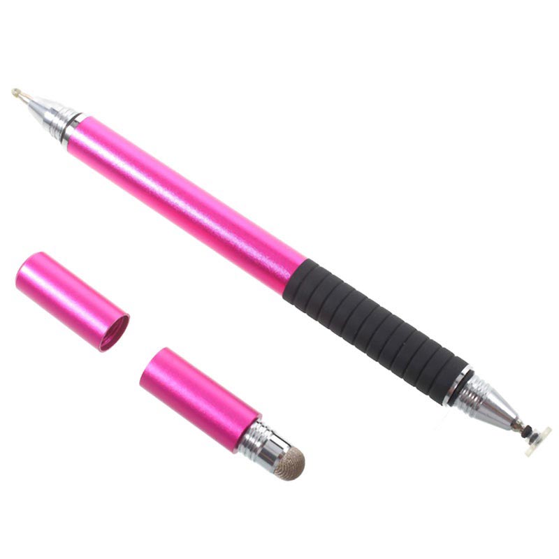 Caneta digital & esferográfica elegante multifuncional 3 em 1 - Rosa-Choque