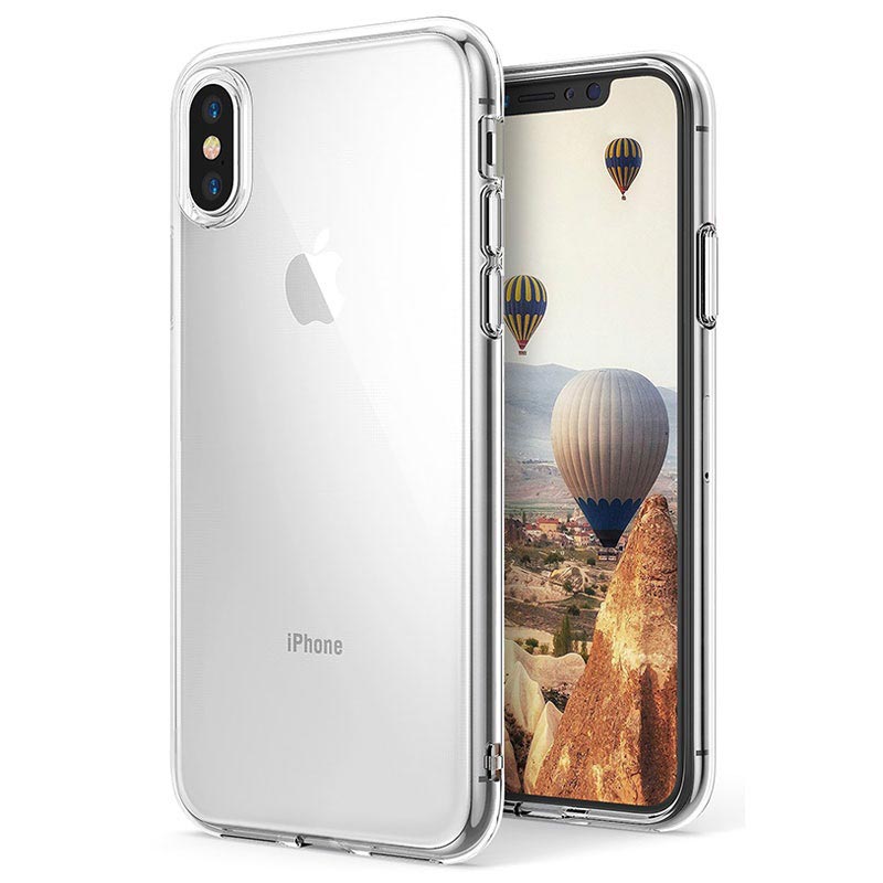 Capa de silicone Ultra Slim Pro para iPhone X / iPhone XS - Transparente